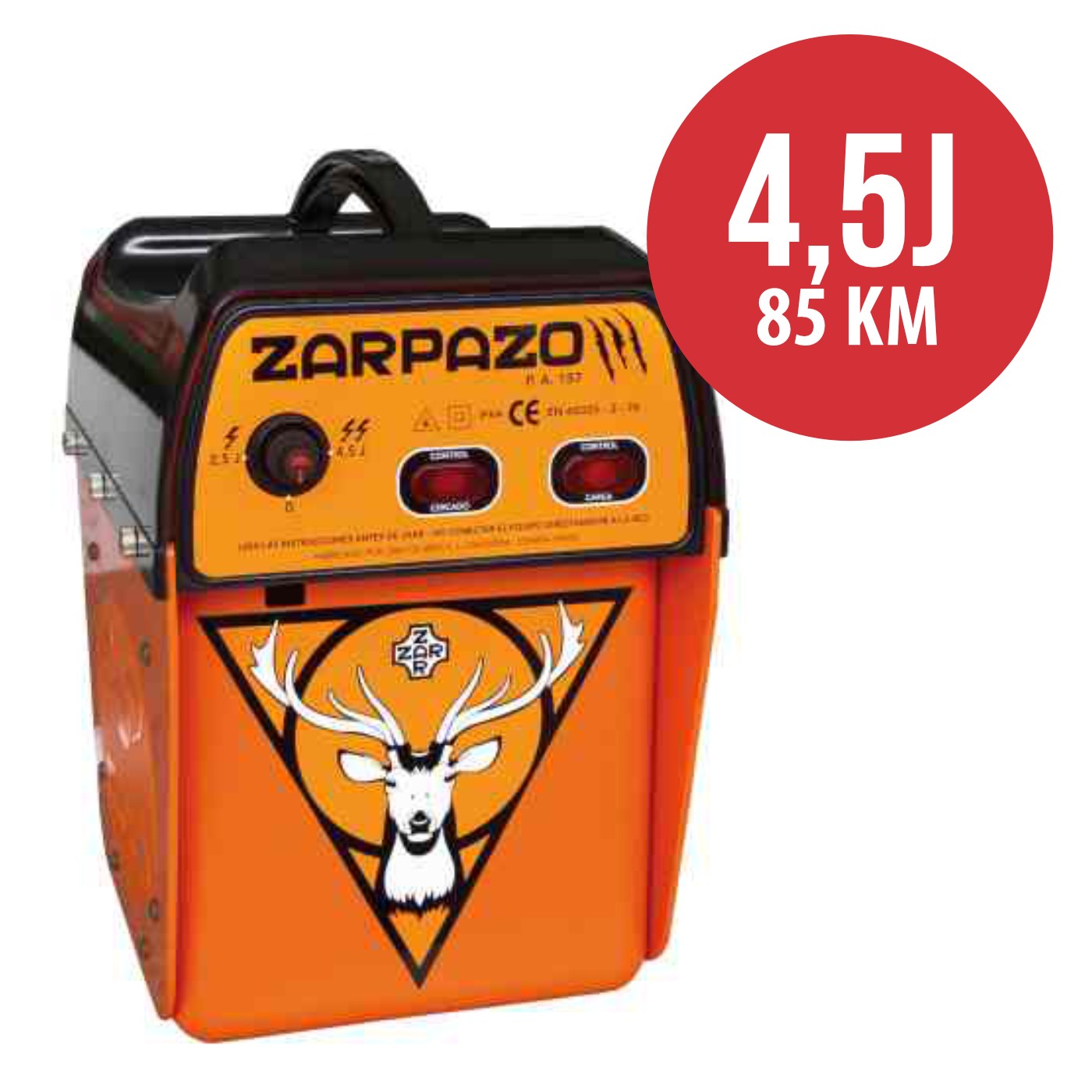 Pastor eléctrico Zar Zarpazo PA157 4,5 Julios - Soutelana